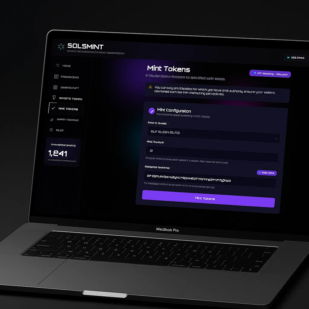 Solsmint - Create Solana Token Instantly in 0.05 Sol